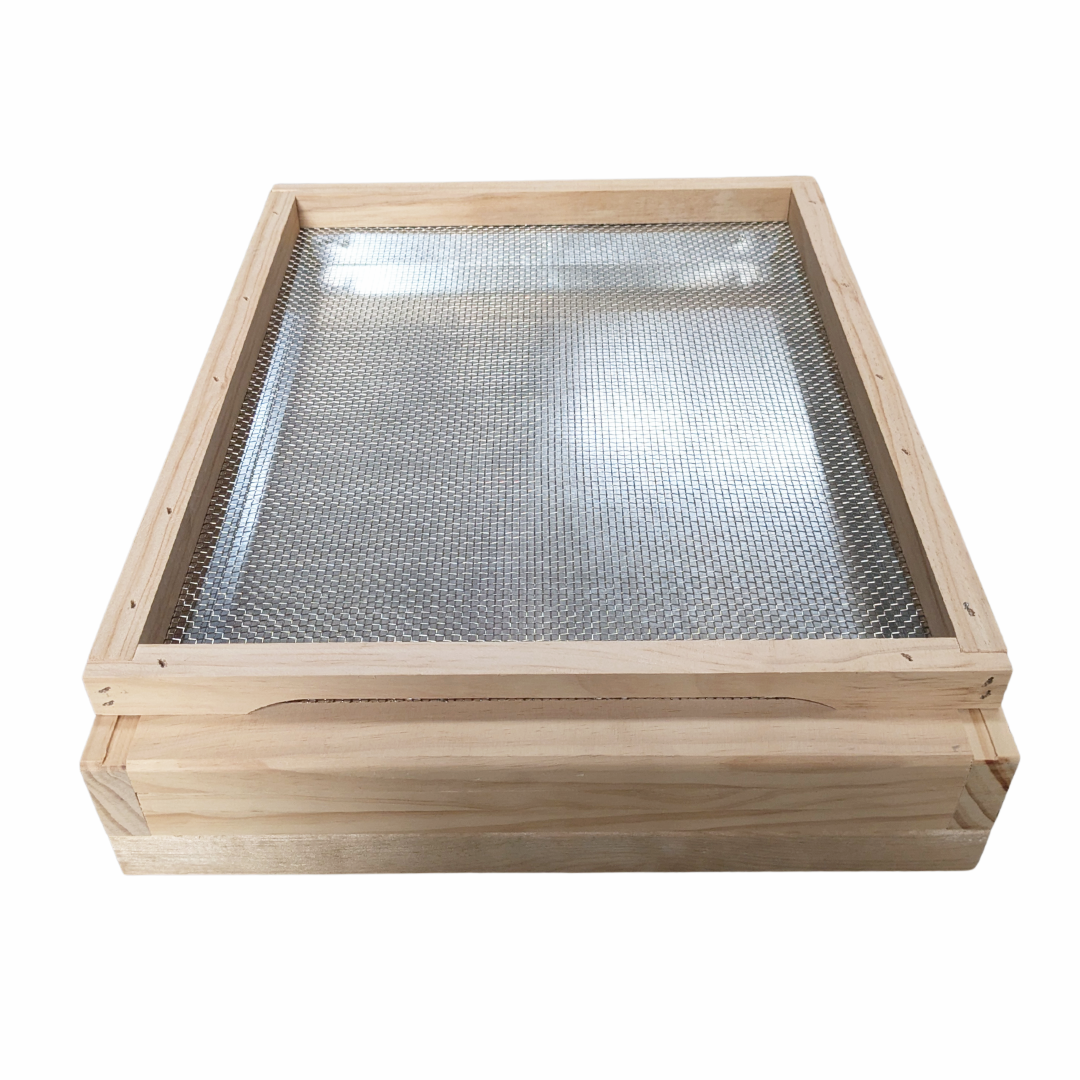 8 Frame Beehive Base - Mesh Vented Bottom Board With Drawer Trap – The ...