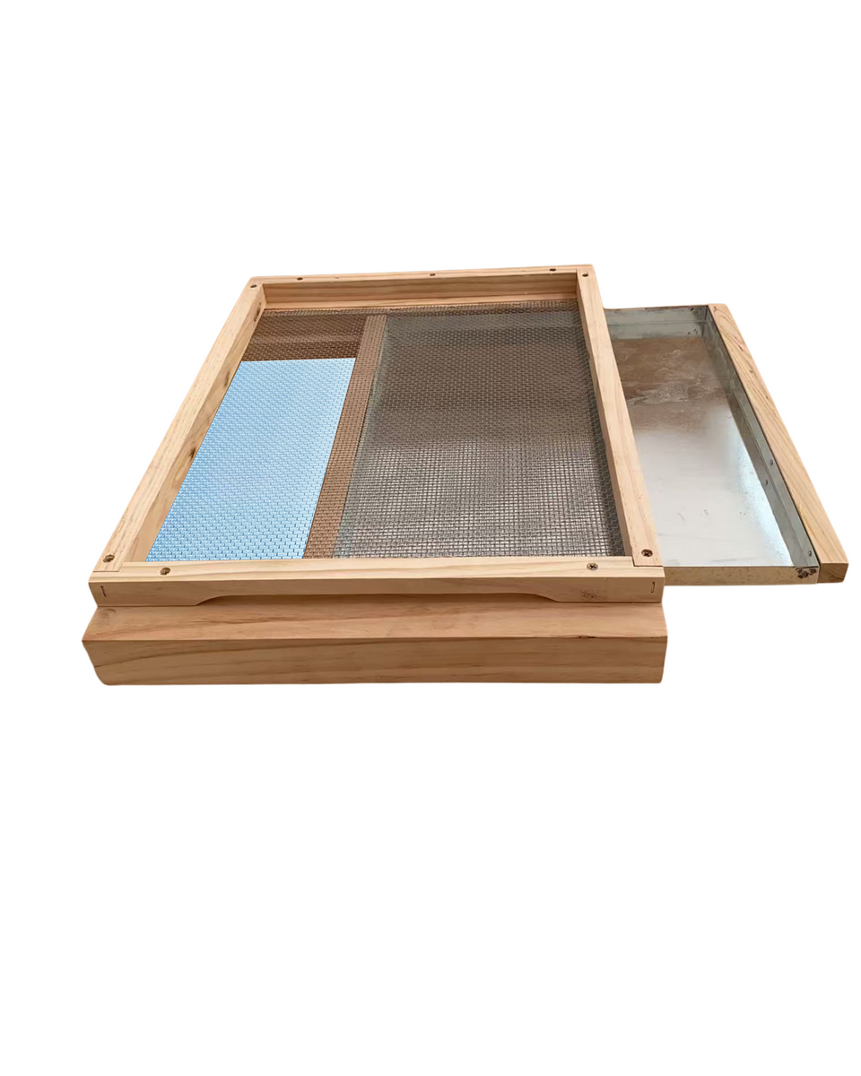 10 Frame Beehive Base - Mesh Vented Bottom Board With Drawer Trap (Sid ...