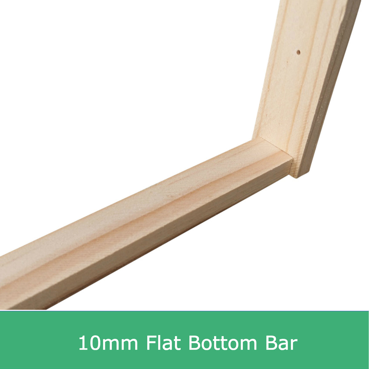 100 Pack - Ideal Size NZ Pine Timber Frames - Eyelets Installed Flat B ...