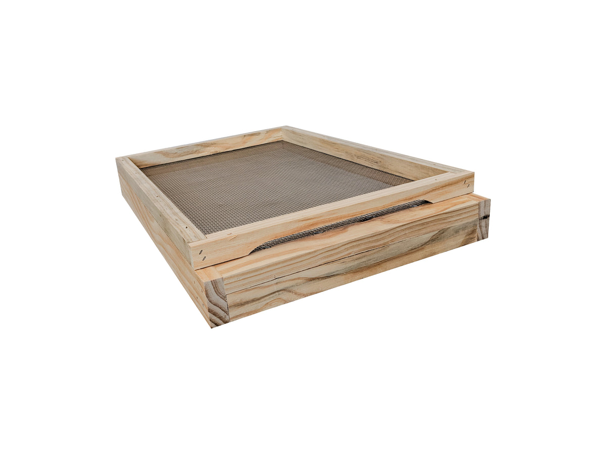 8 Frame Beehive Base - Mesh Vented Bottom Board With Drawer Trap – The ...